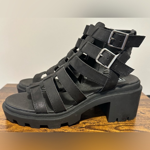 pop | Shoes | Pop Womens Black Sundress Heeled Sandals Nwt Various ...